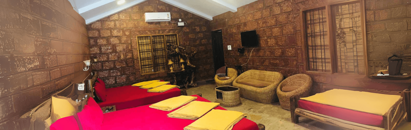 Red Stone Cottages (2 - 3 sharing) - Wildernest Dandeli